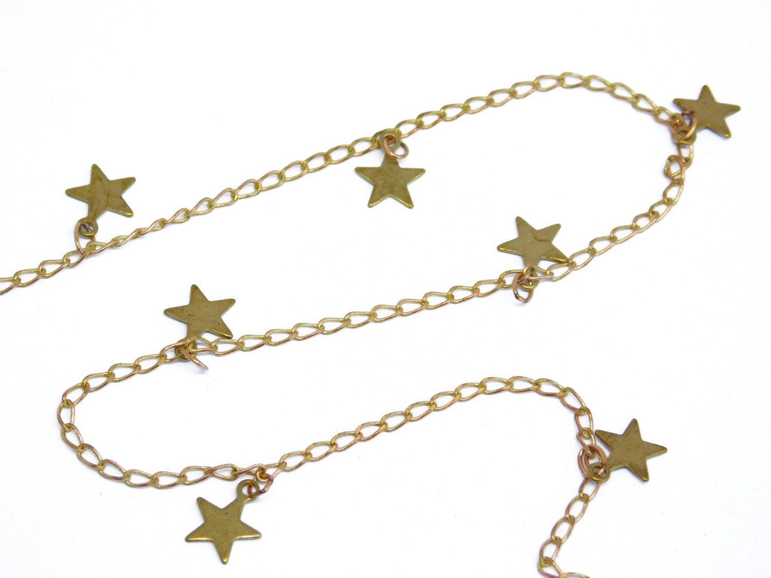 1 Foot Gold Star Chains Chain supplies fine chains for