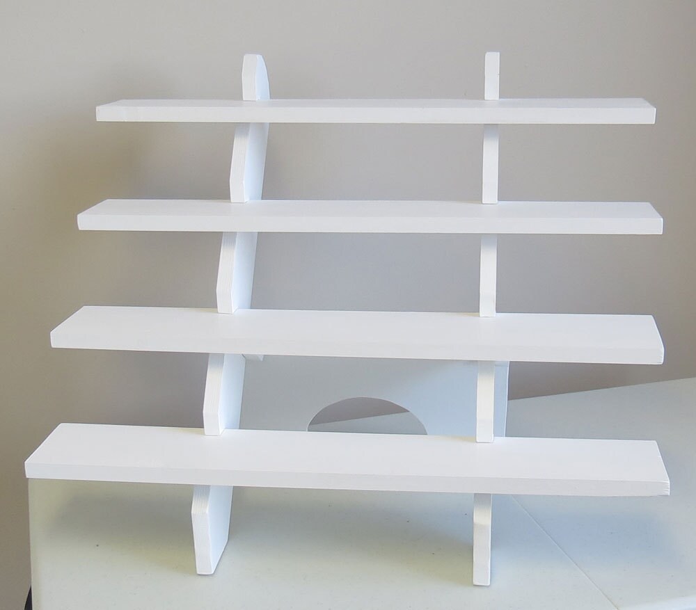 Collapsible riser portable display stand store countertop