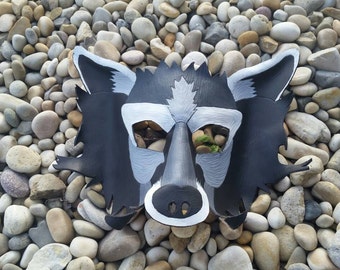 Kids wolf mask | Etsy