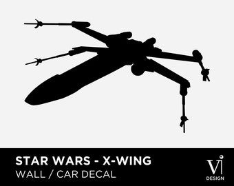 X wing decal | Etsy
