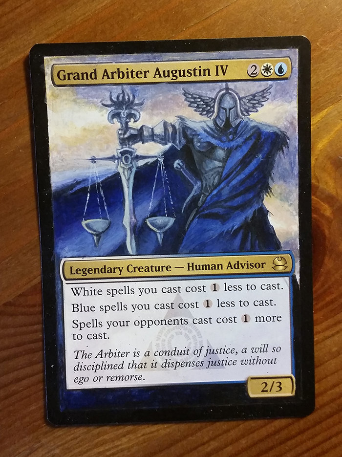MtG Magic the Gathering Grand Arbiter Augustin IV by ElliesAlters