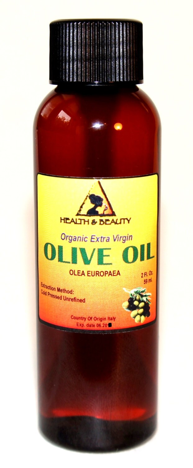 2 oz OLIVE OIL Extra VIRGIN Organic Carrier Cold by HBOilsCenter