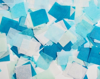 Blue confetti | Etsy