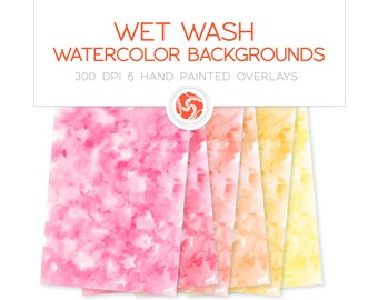 18 WATERCOLOR OVERLAYS Instant download by AnkuGraphics on Etsy