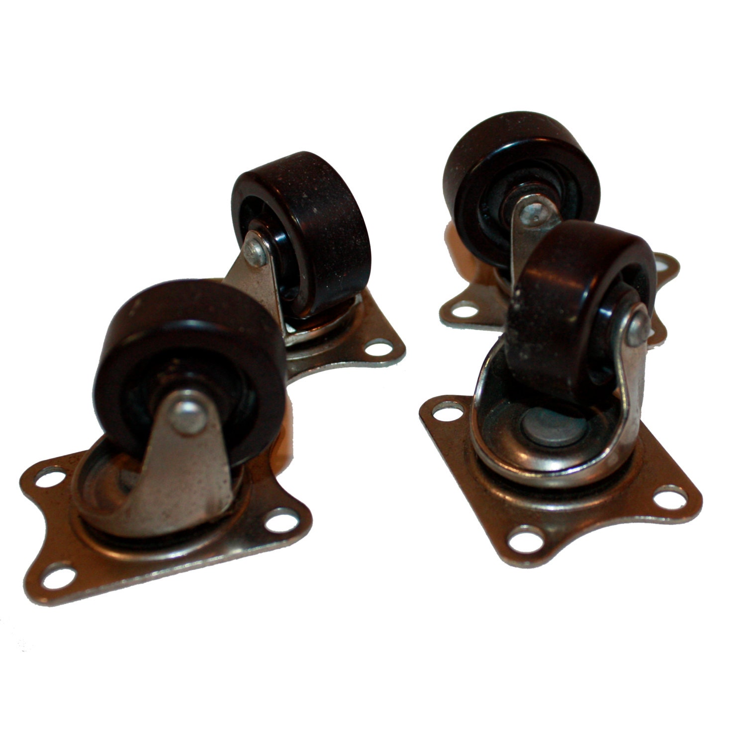 Vintage Antique Caster Wheels Repurposed, Reclaimed, Rustic Casters ...