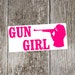 Gun Girl Decal Sticker pro gun sticker pro gun decal 2nd