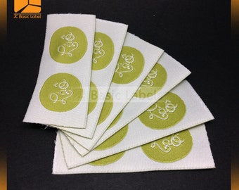 300 pcs adhesive clothing labeladhesive fabric by clothinglabelz