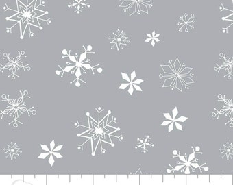 Winter scene fabric | Etsy