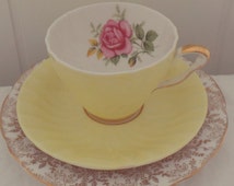 Popular items for yellow tea cup set on Etsy