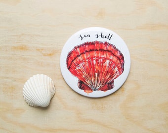 Sea shell mirror | Etsy