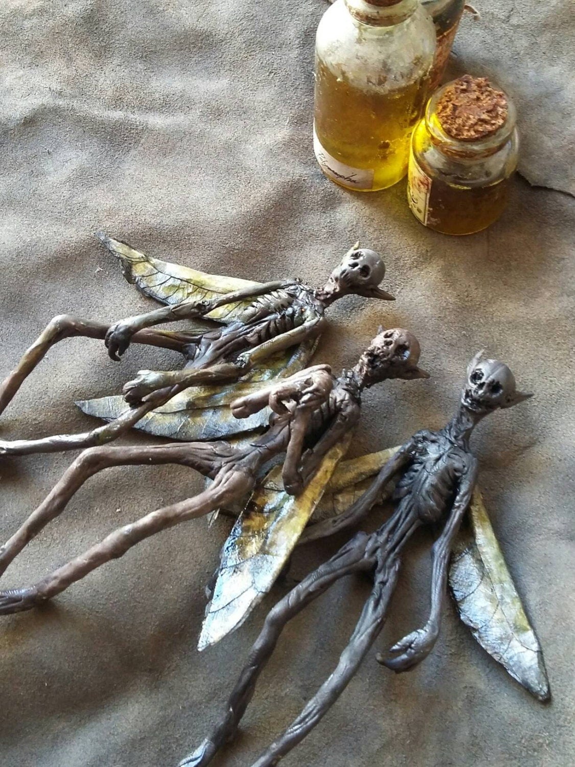 Mummified Fairy 1 / 7cm 11cm / Dead Fairy