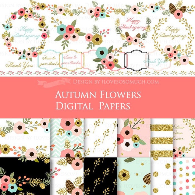 Mia's ClipArt / Digital Paper / Coloring by GraphicDesignByMia