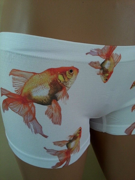 Items similar to Panties - Fish Gold fish -Printed Panties- unique gift ...