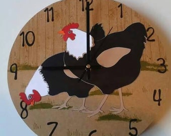 Chicken clock | Etsy