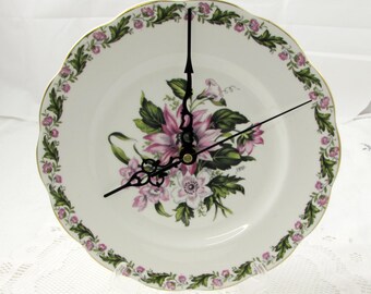 China plate clock | Etsy