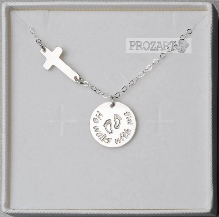 Personalized bible verse NecklaceHand stamped by Prozart on Etsy