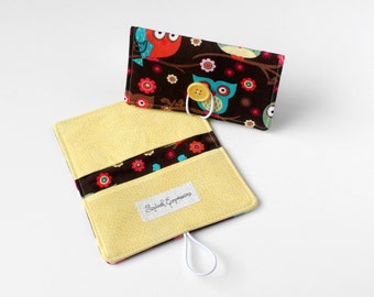 Owl checkbook cover | Etsy