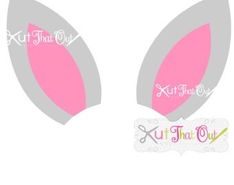 Bunny ears svg | Etsy
