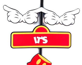 Mickey mouse signs | Etsy