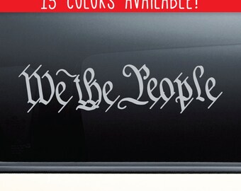 We the people decal | Etsy