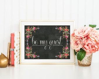 Be my guest | Etsy