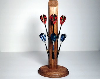Wood Dart Holder Wall Mount Dart Display Rack. Game by DartTree