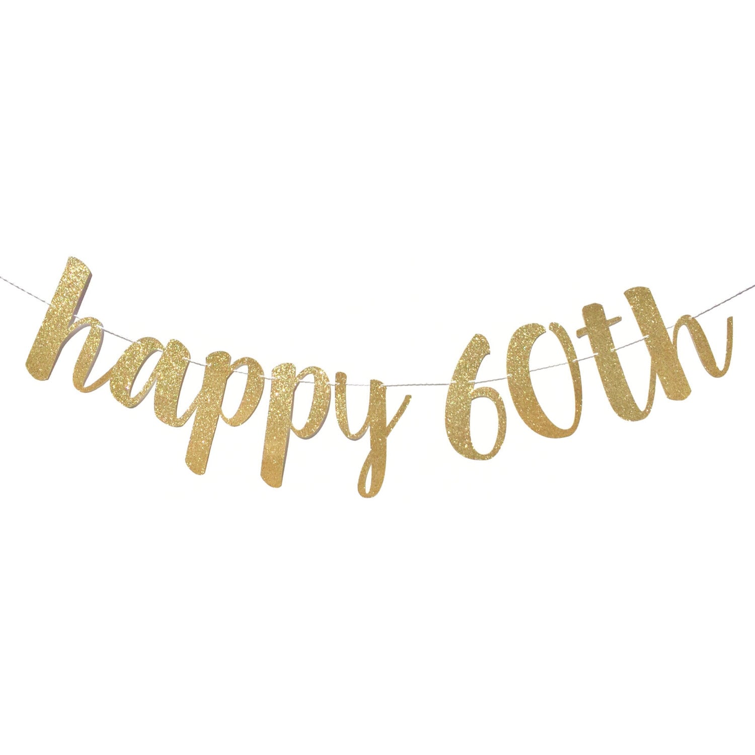 60th Birthday Decorations 60th Birthday Banner Happy