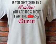 Popular items for i'm a princess on Etsy