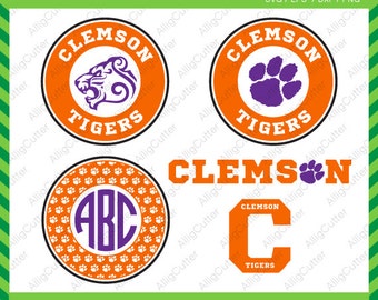 Clemson canvas | Etsy