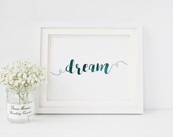 Dream print | Etsy