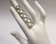 Unique full finger ring related items | Etsy