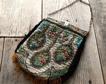 Antique beaded purse | Etsy