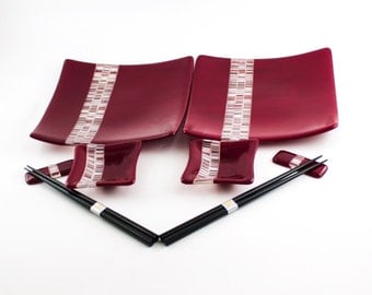 Sushi dinnerware set | Etsy