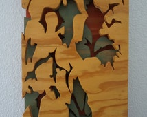 Unique wood tree cutout related items | Etsy