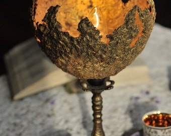 Paper pulp lamp | Etsy