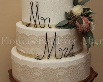 Wire cake topper | Etsy