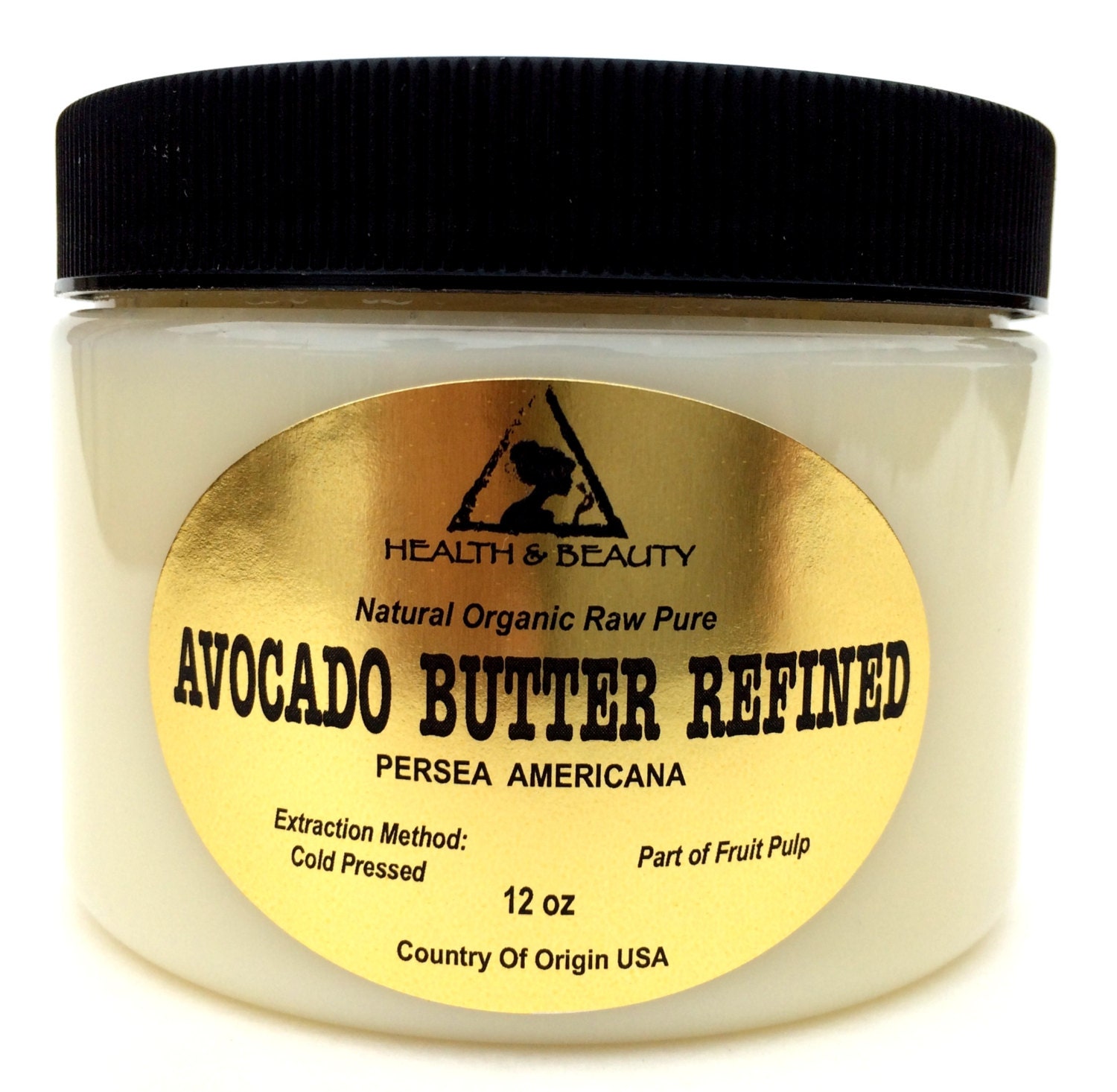 12 oz AVOCADO BUTTER REFINED Organic Fresh Natural by HBOilsCenter