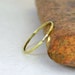 Super Thin Black Copper Stackable Rings Black Ring Skinny