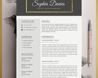 Resume Template CV Template Editable in MS Word and by CvDesignCo