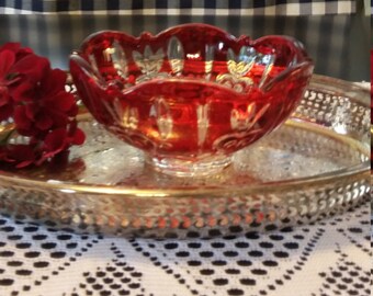 Crystal candy dish | Etsy