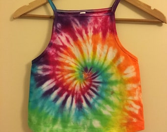 Unique rainbow crop top related items | Etsy