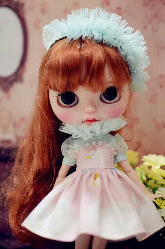 Handmade Blythe Outfit Blythe Dress by MarshmallowHouse on Etsy