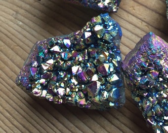 Titanium amethyst | Etsy