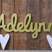 Adelynn Baby Name Sign Wooden letters Wooden name sign