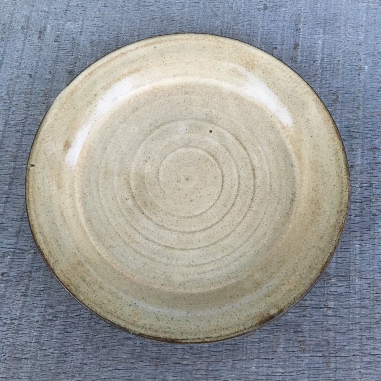 Pottery Salad Plates set of 4 wheel thrown side plates your