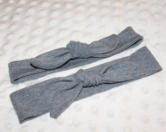 Items similar to Light Gray Knot Bag / Purse w/ Single Adjustable Strap ...