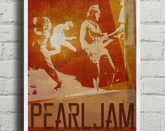 Unique pearl jam related items | Etsy