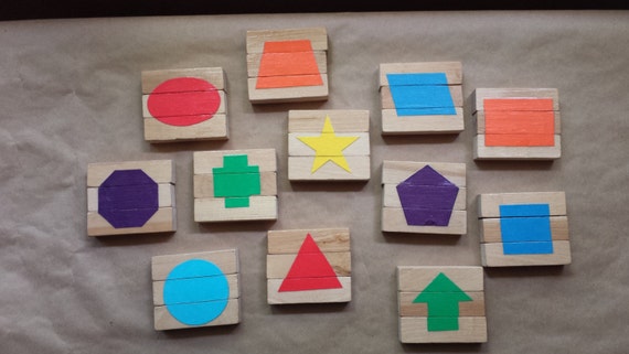 Shape Matching Wood Blocks