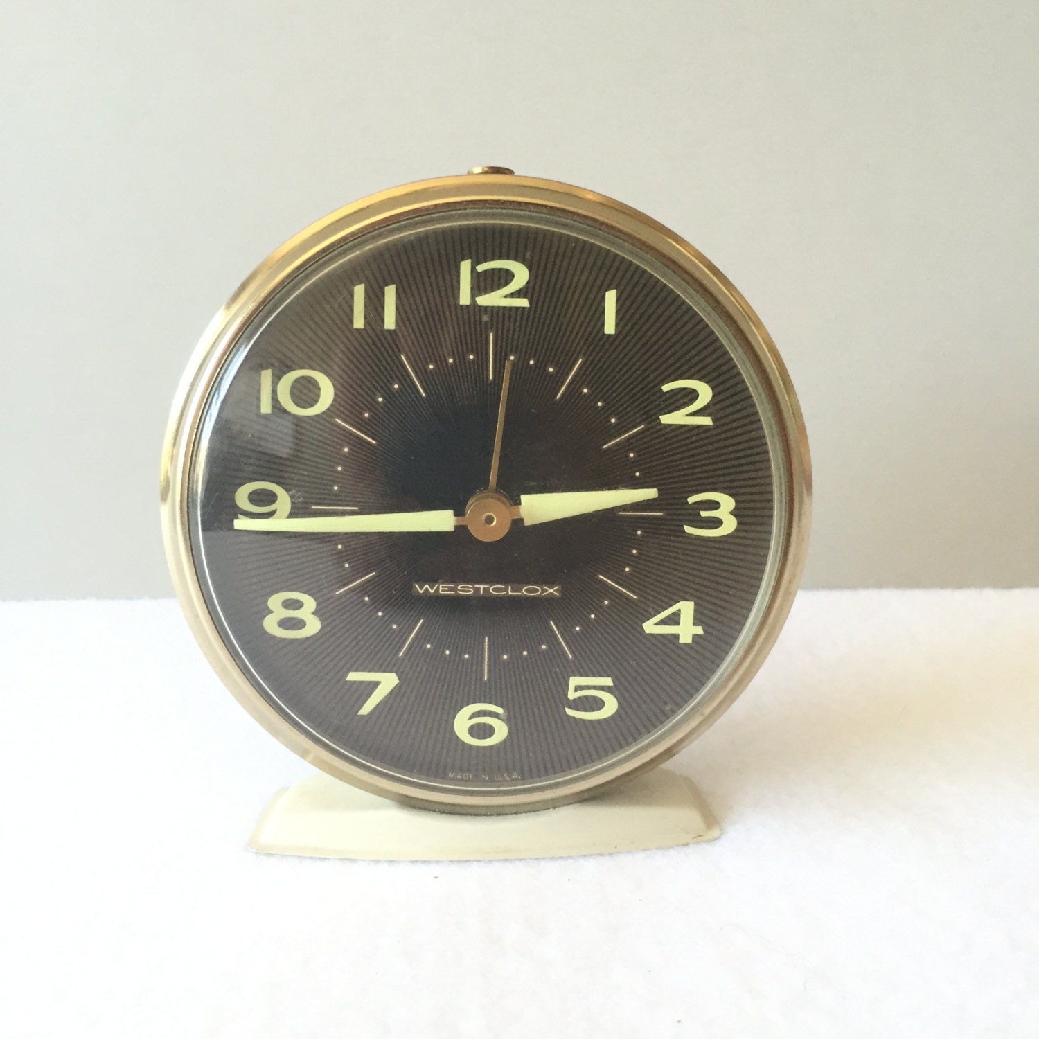 SALE Vintage Westclox America II Alarm Clock