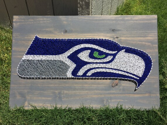 MADE TO ORDER Seattle Seahawks String Art Board by KailsStringArt